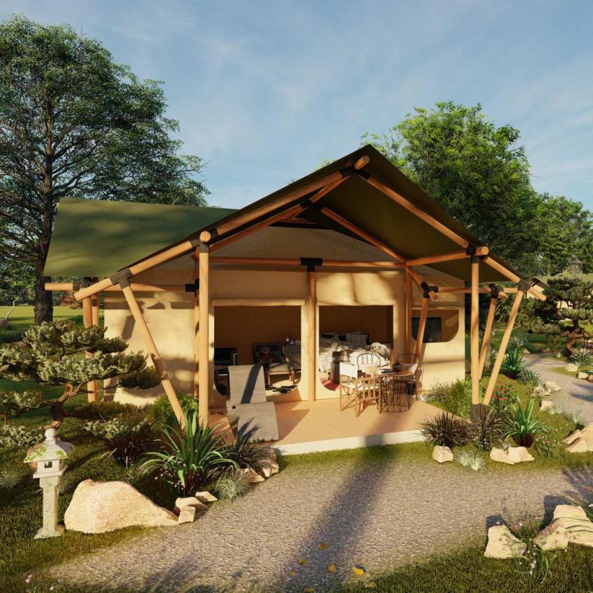 Ultimate Tribe Safari Wall Tent Allows You to Experience The Wilderness ...